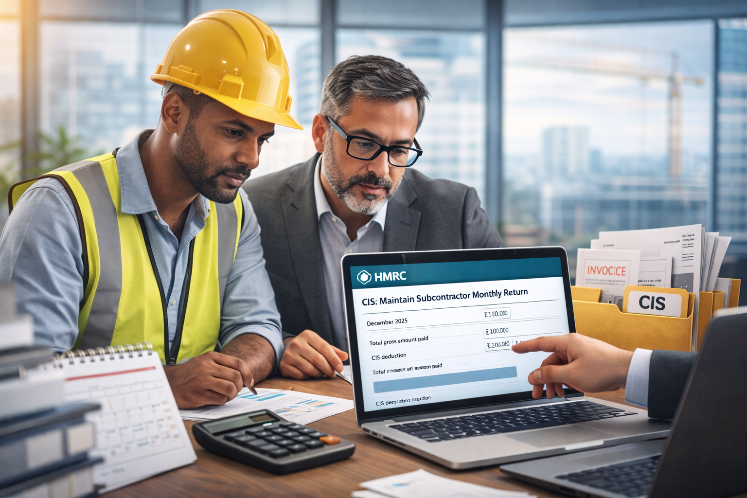 CIS Monthly Return Deadline Guide For London Contractors